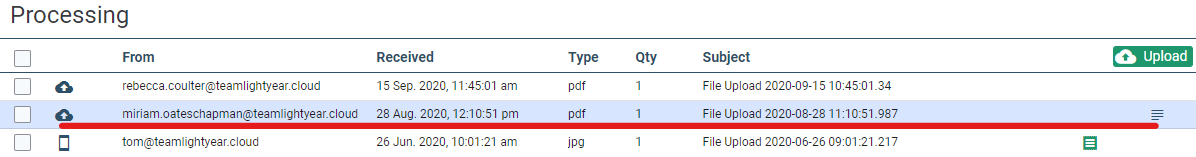 Step 3: Send a document into Lightyear