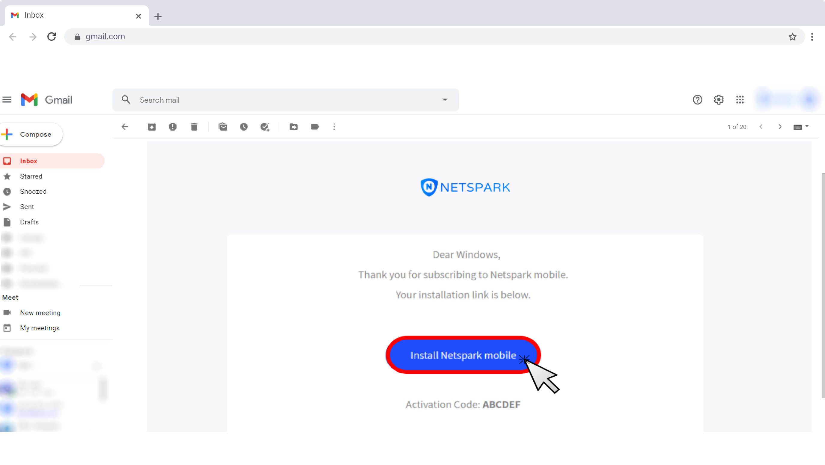 How do I install Netspark for Windows?