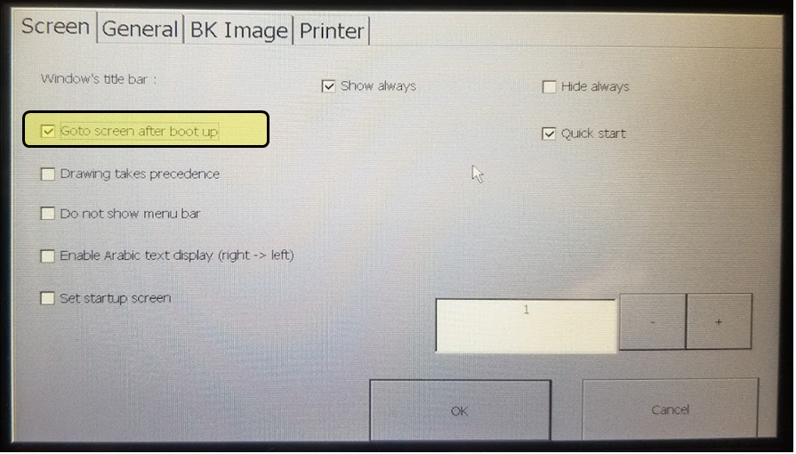 Solution Square : How to get an HMI program to start on power up