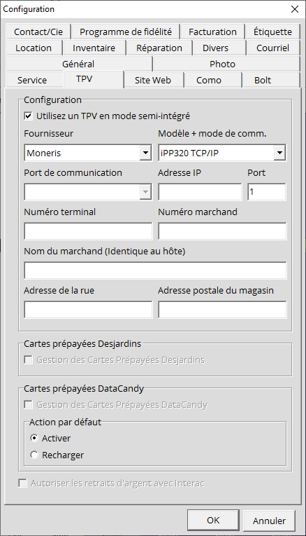 Comment configurer votre TPV semi-intégré Moneris iPP320