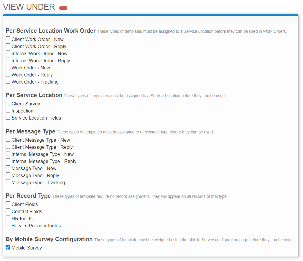 Setup a Mobile Survey