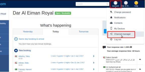 How to establish eZee Channel Manager to Booking.com