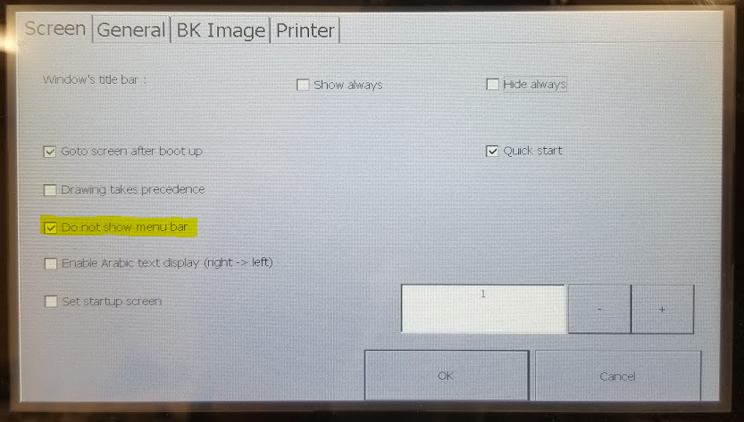 Solution Square : Cannot access the HMI Panel settings