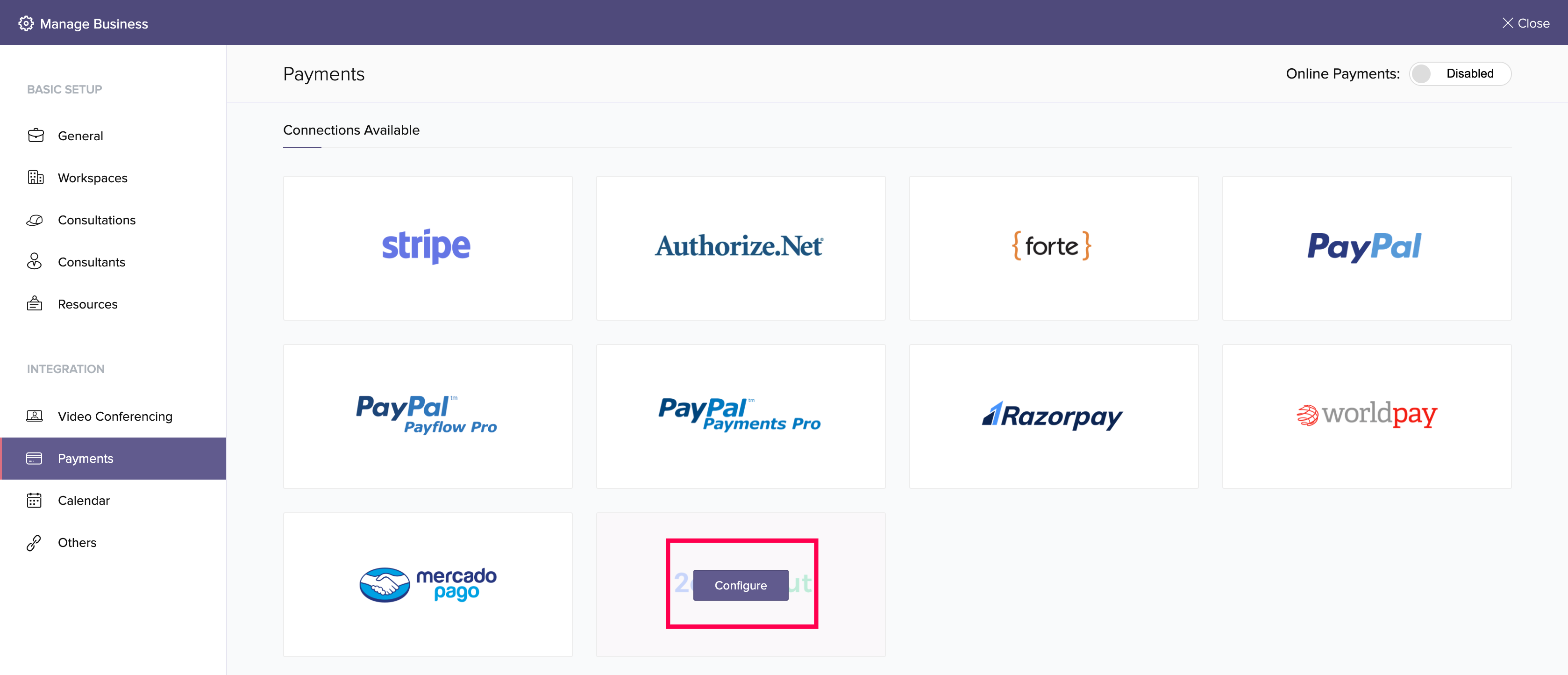 2Checkout Payment Integration
