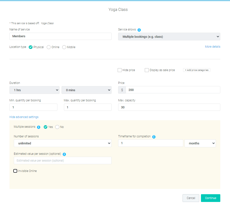 How to add a sub-service