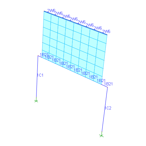 How to model a Transfer Beam supporting discontinuous columns and walls