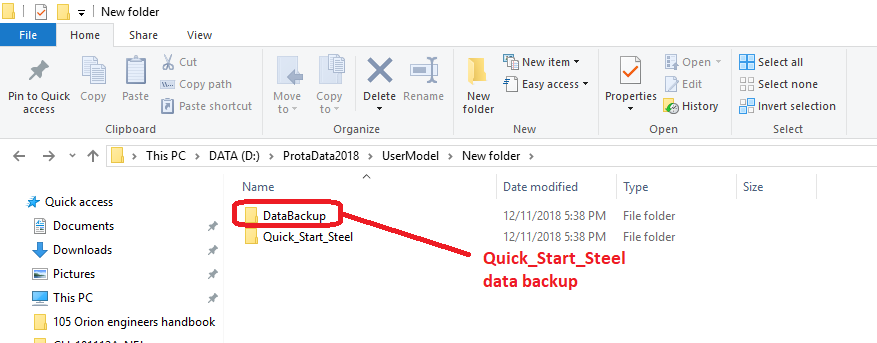How to restore a backup project
