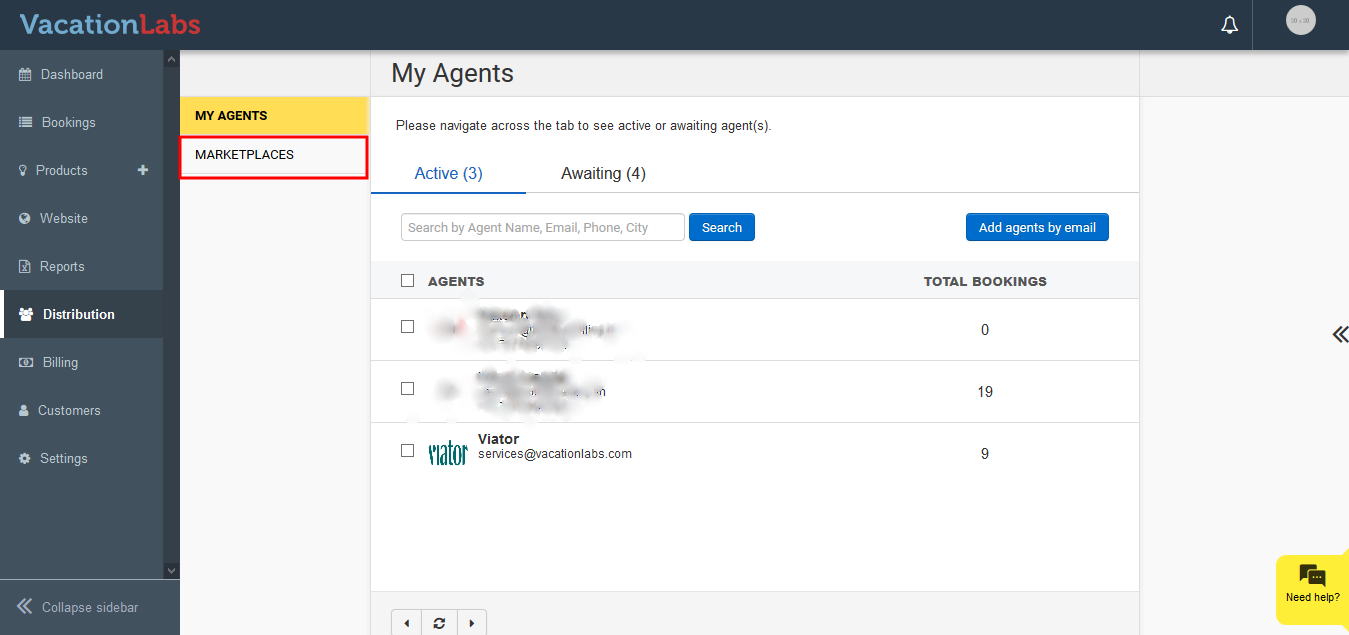 Disconnecting/Removing trips from Viator Distribution panel