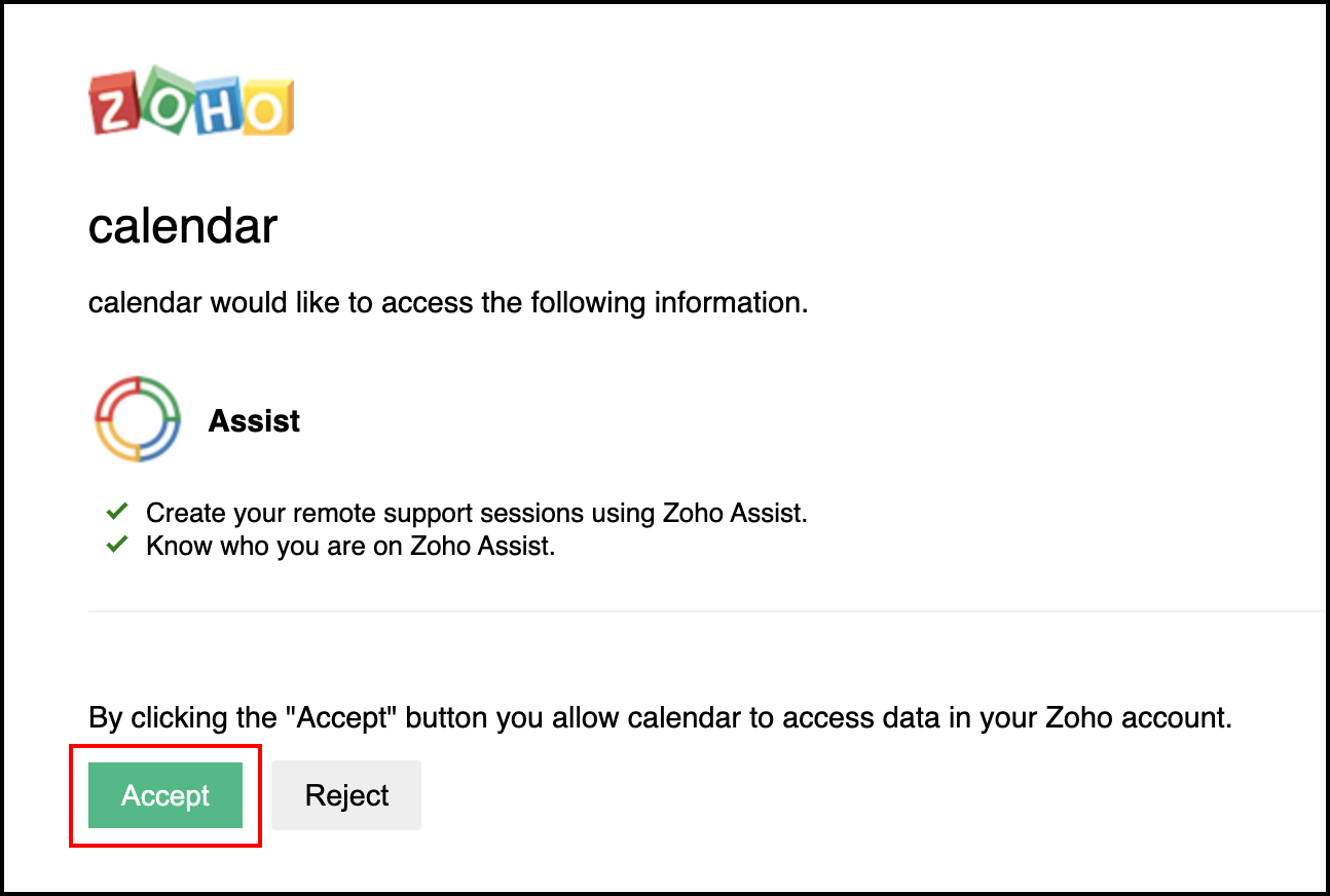 Zoho Assist Integration | Help - Zoho Bookings