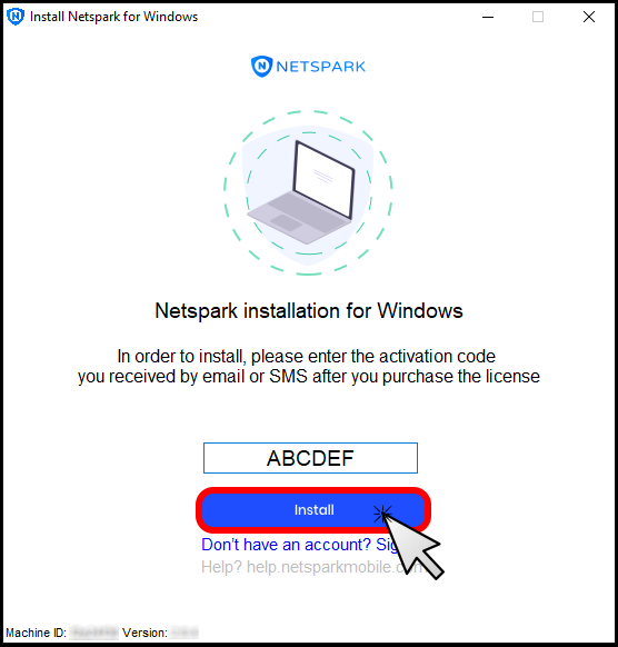 How do I install Netspark for Windows?