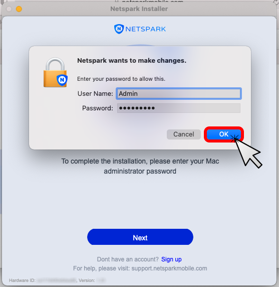 How to Install Netspark for Mac