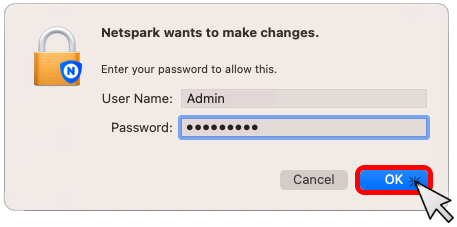 How do I uninstall Netspark from my Mac?