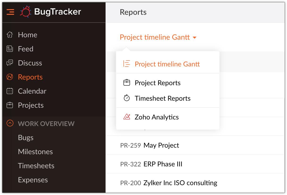 Timesheet Reports | Online Help | Zoho BugTracker