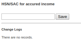 How to update HSN and SAC code for Income Heads?