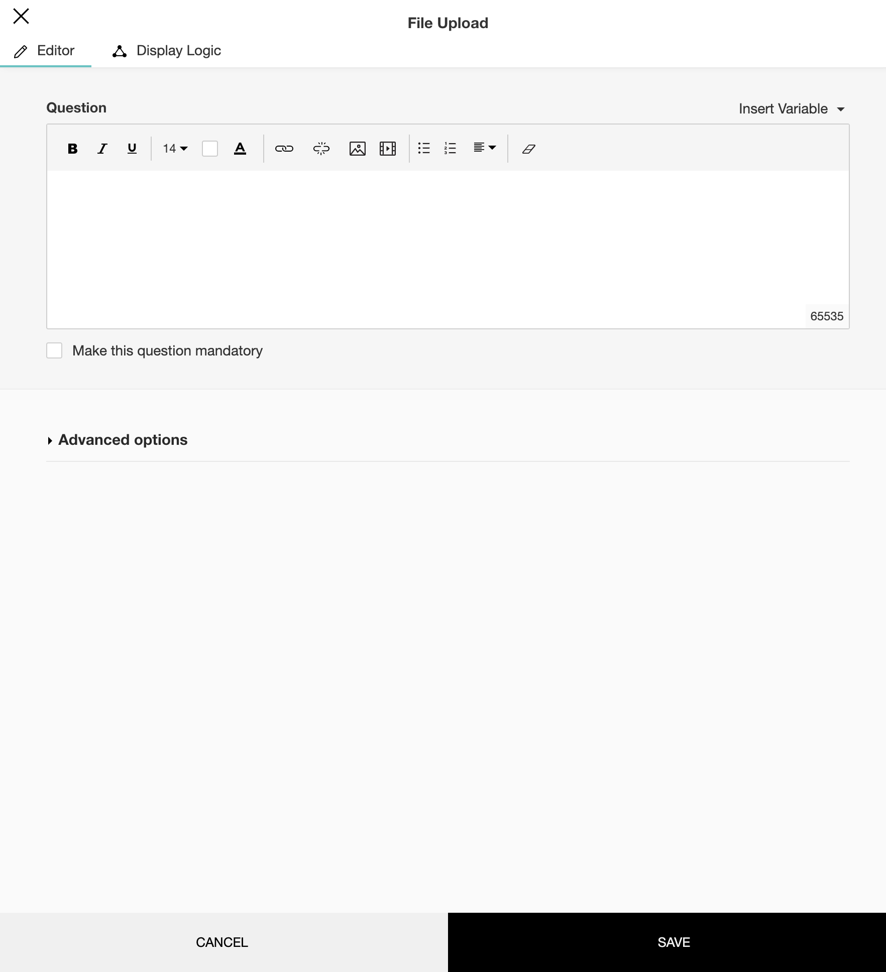 How to Create File Upload Questions in Zoho Survey | Online Help Guide