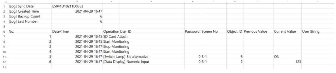 Solution Square : Operation Logging