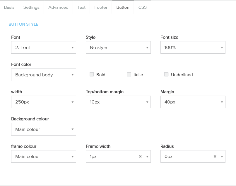 Your event website and mailings' design