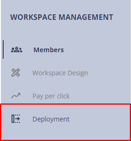 Workspace Production: Staging