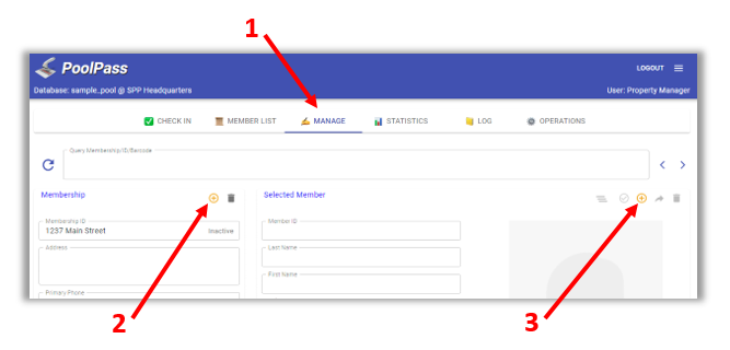 How to add a family & patron
