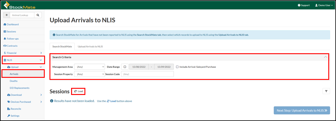 Uploading NLIS Arrivals, Deaths and EID Replacements