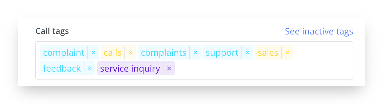 Call Tagging