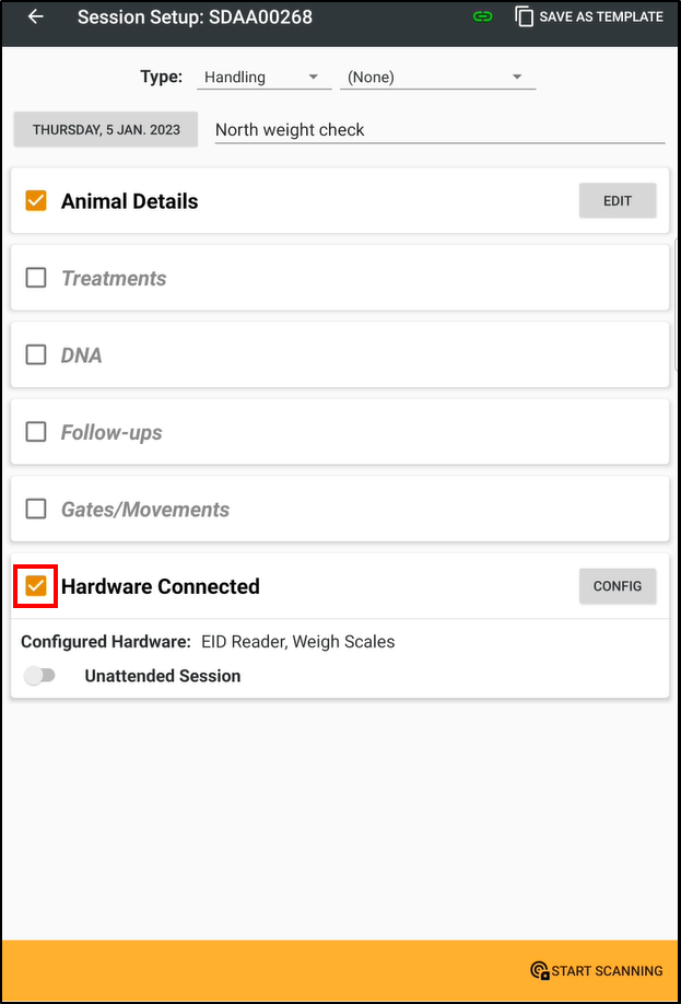 Setup Allflex RS420 EID Reader (app)