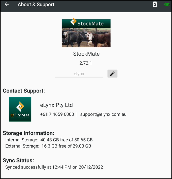 About & Support (app)