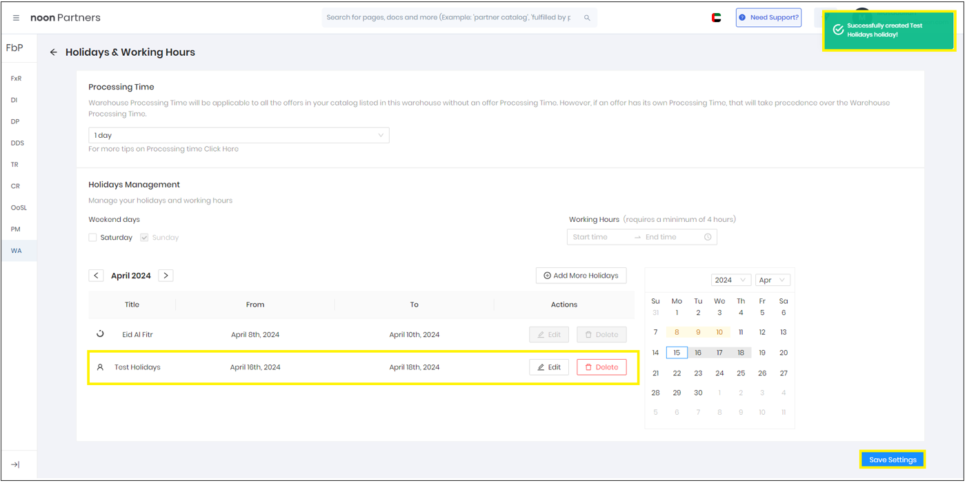 Creating and Managing a warehouse
