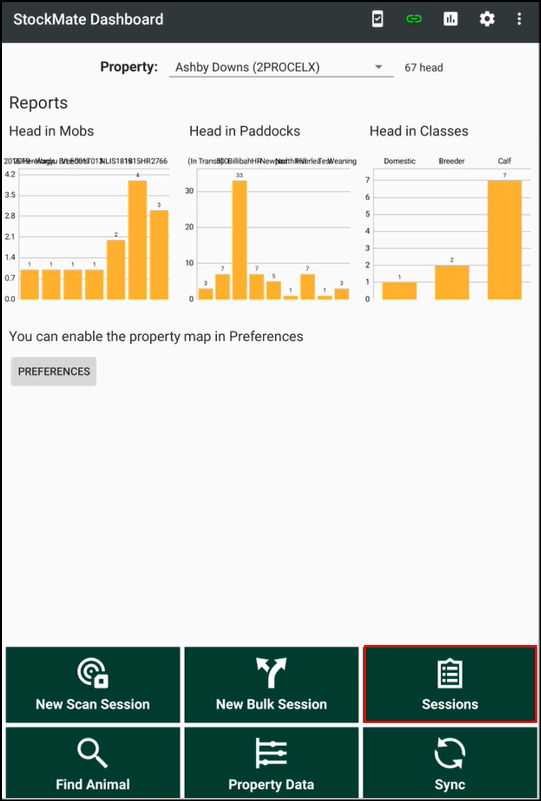 Edit Existing Session (app)