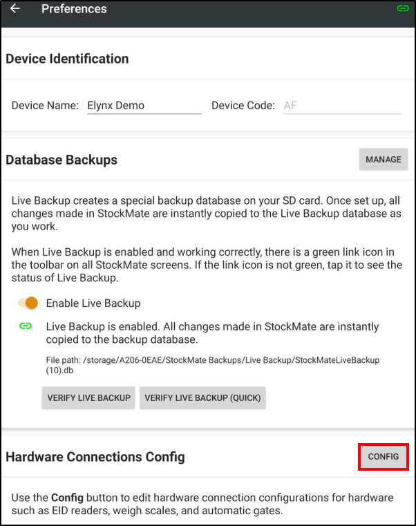 Setup Gallagher TSi 2 Weigh Scale (app)