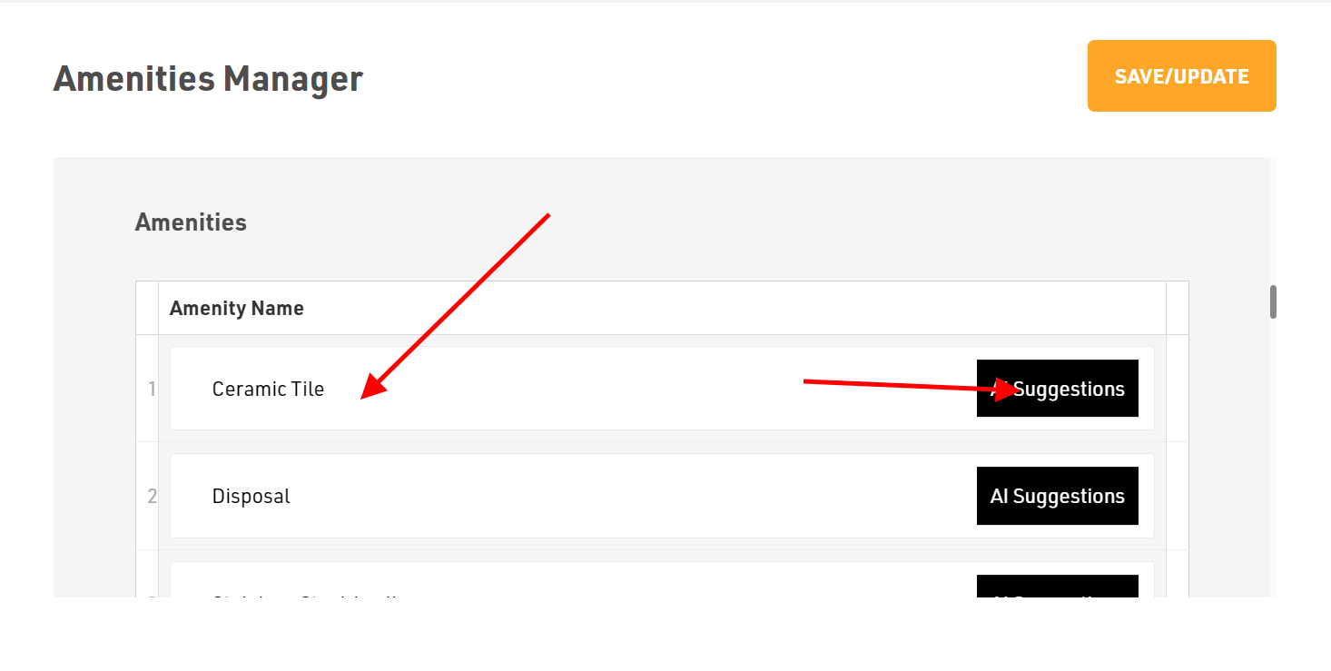 How to add community amenities and resident amenities to your website?