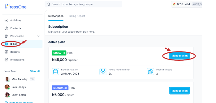 How To Upgrade my subscription?
