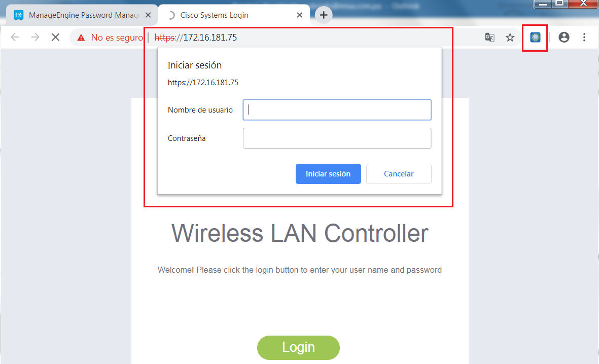 Auto Logon on website with pop-up authentication window in browser