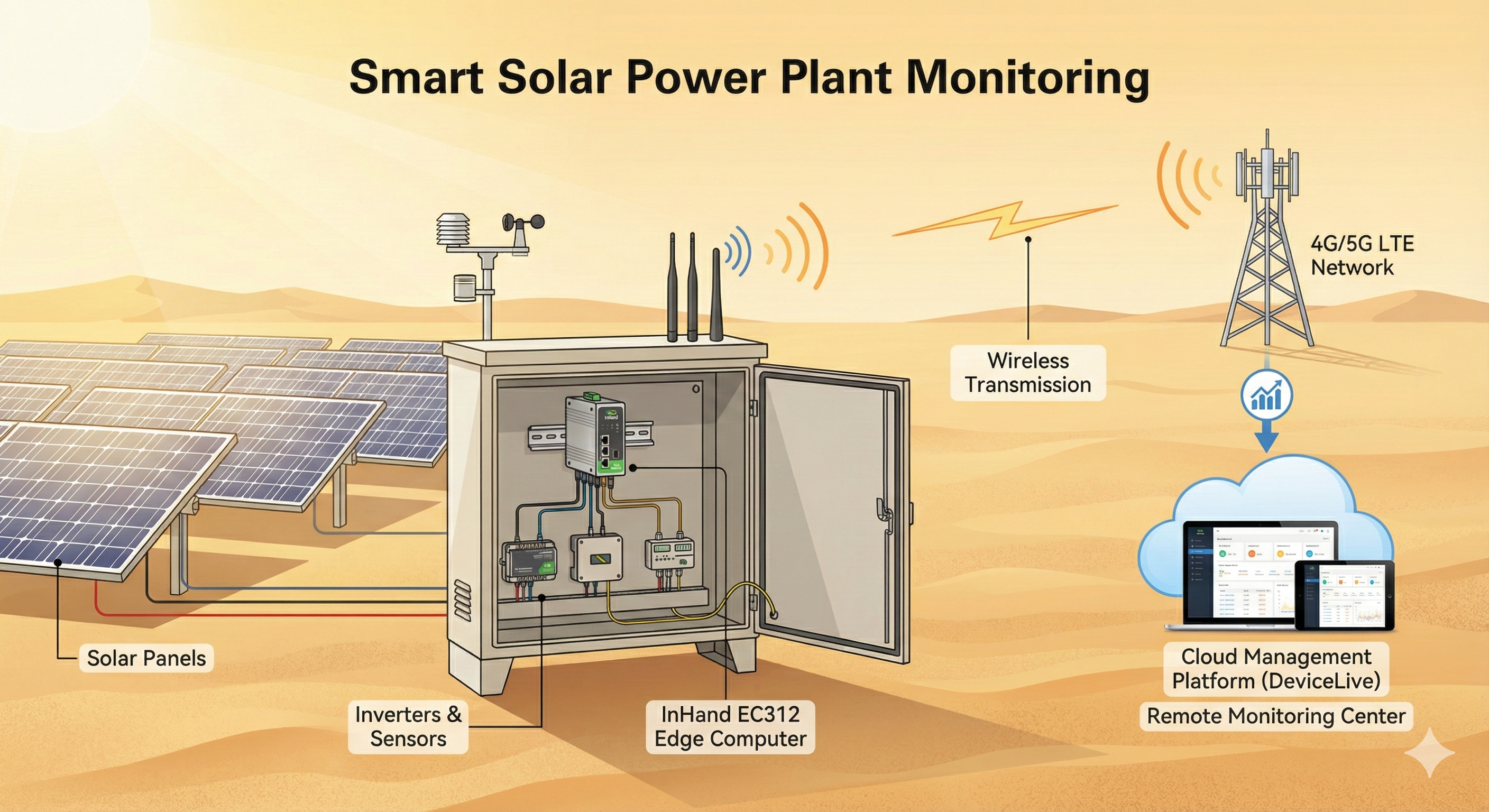 Smart Solar Power Plant Monitoring