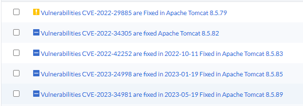 AD Manager Plus Apache TomCat vulnerabilities